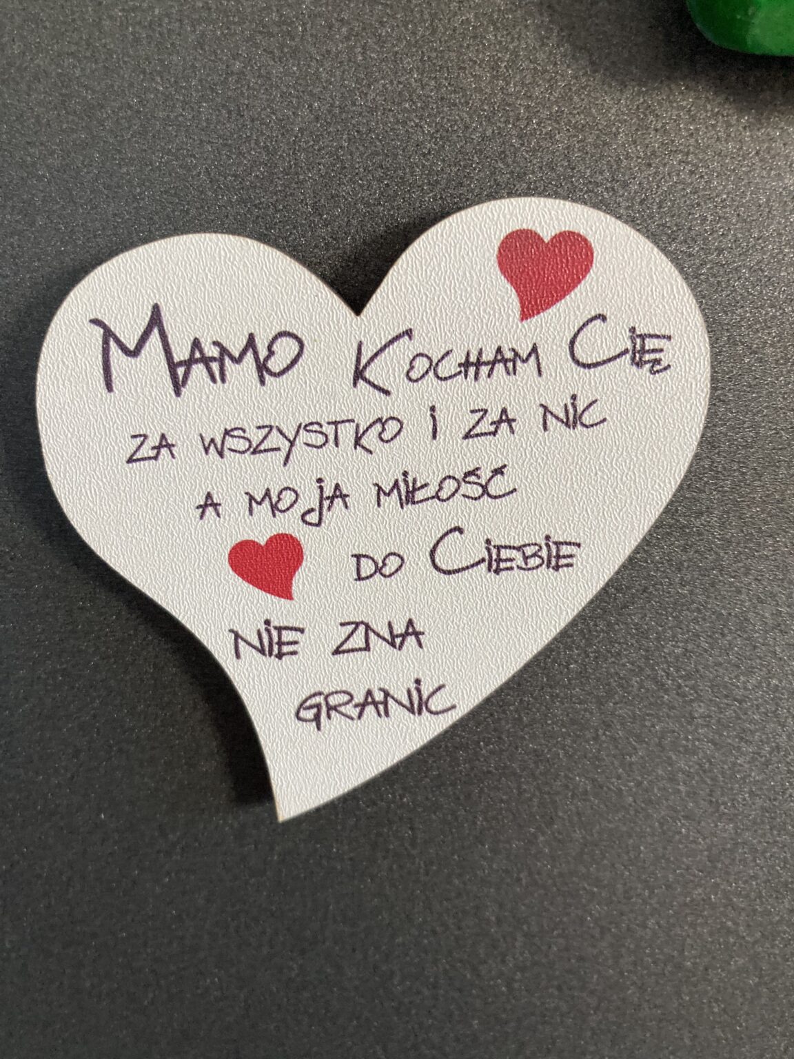 Ozdoba do auta - serce dla Babci i Dziadka - Sklep Grawerlik.pl